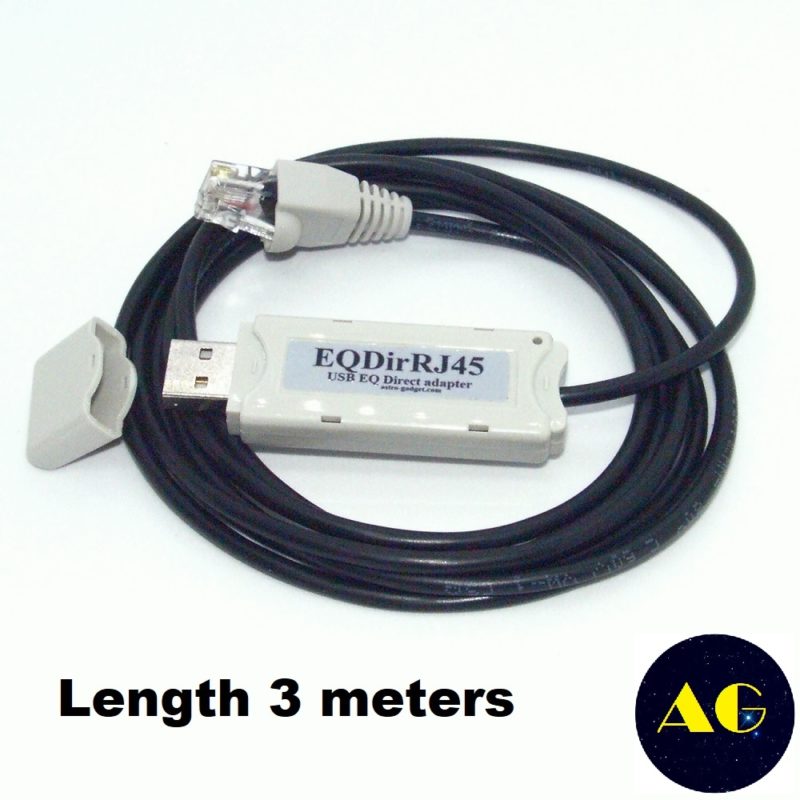 EQDirRJ45 EQDir USB PC Interface Cable 3m for SkyWatcher EQ5 HEQ5 EQ3 ...